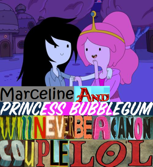 Marceline and Princess Bubblegum will never be a canon couple lol ...
