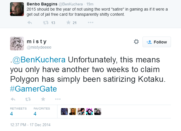 Ben Kuchera gets BTFO! | GamerGate | Know Your Meme