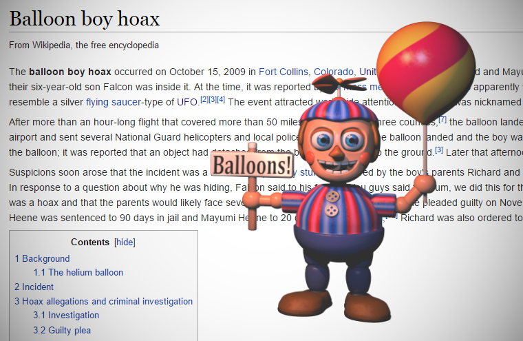 [Image - 884386] | Balloon Boy / BB | Know Your Meme