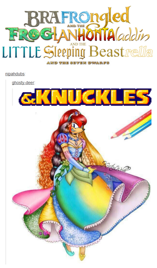 Disney Presents Knuckles | Disney Princess | Know Your Meme