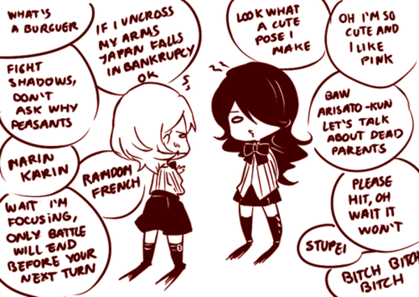 Yukari and Mitsuru mocking each other | Megami Tensei - Persona | Know ...