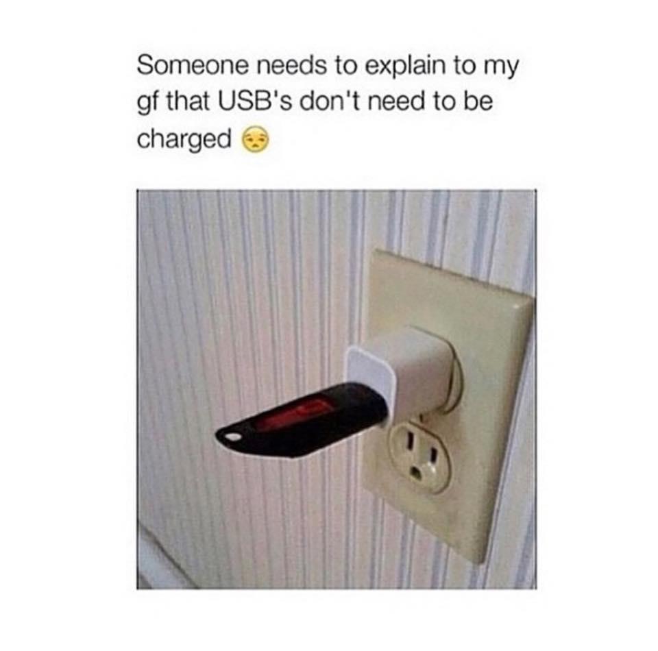 Charging My USB | Know Your Meme