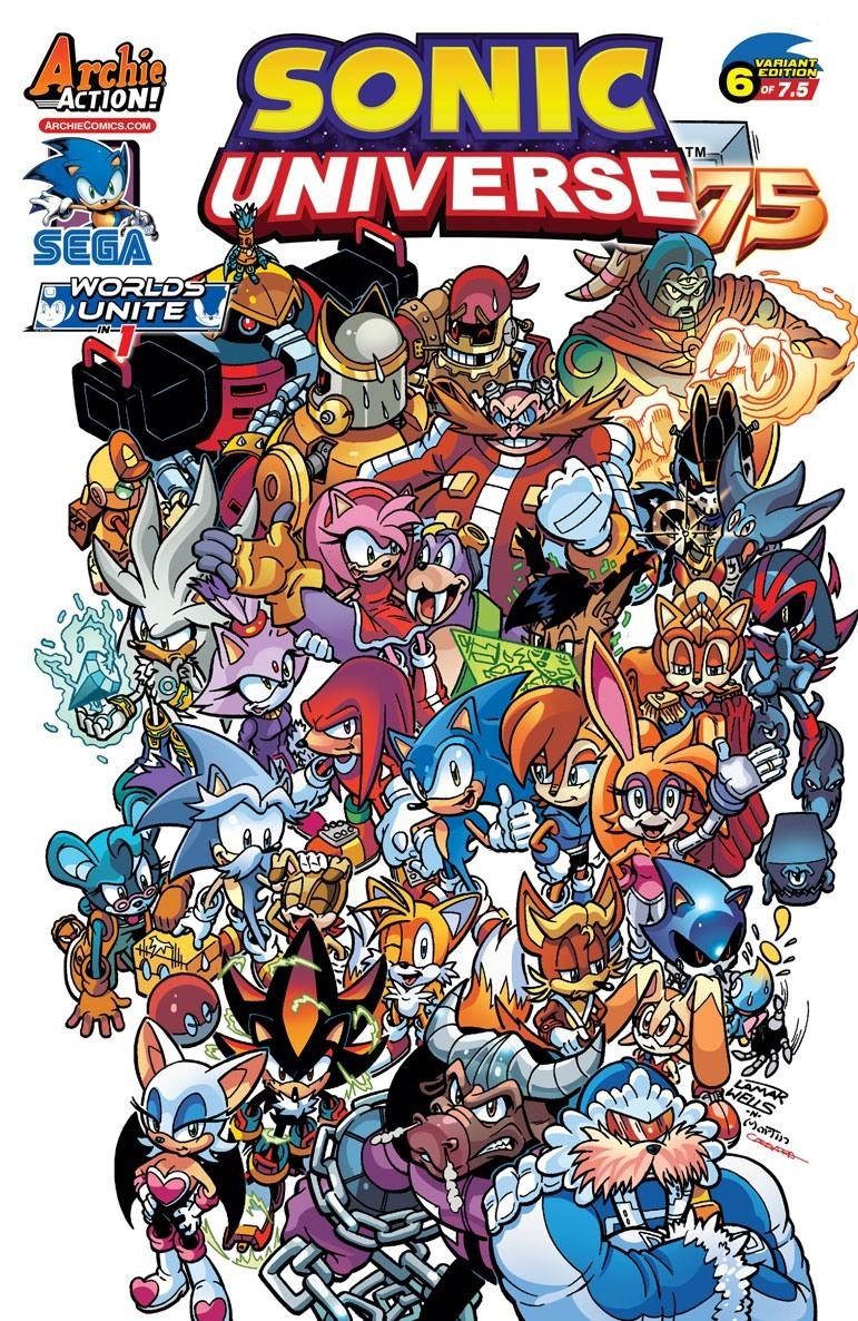 So many characters variant | Archie Sonic Comics | Know Your Meme