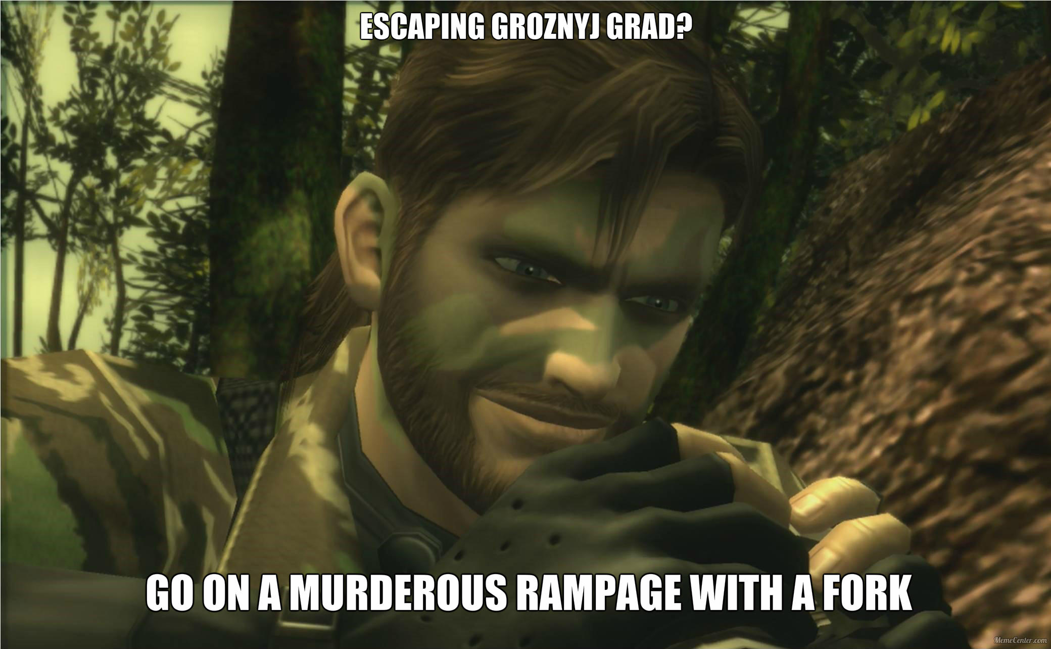 Groznyj Grad is one big playground | Metal Gear | Know Your Meme