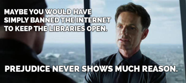 Prejudice Never Shows Much Reason | Know Your Meme