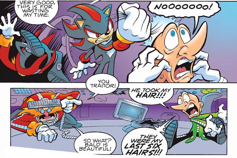 RIP In Peace: Snively's Last 6 Hairs | Archie Sonic Comics | Know Your Meme