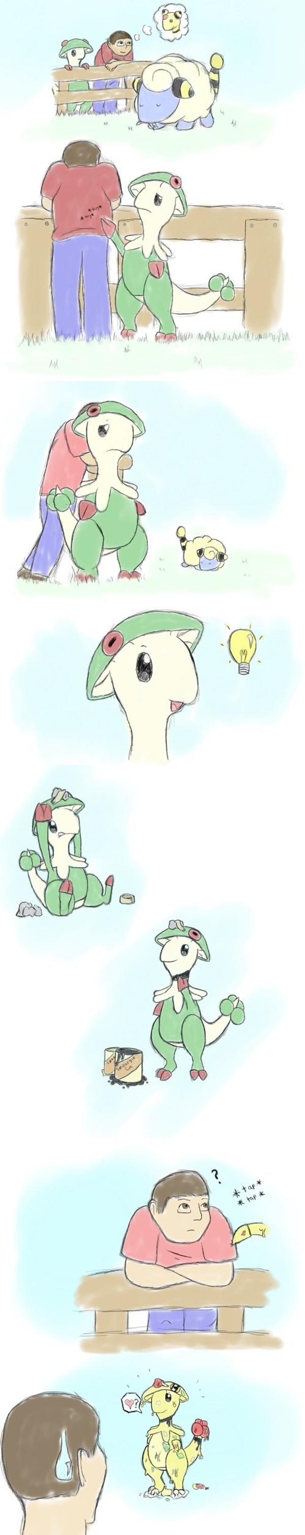 Breloom and Mareep | Pokémon | Know Your Meme