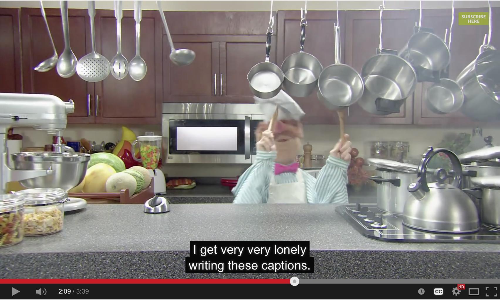 A Note from the Caption Writer | YouTube Automatic Caption FAIL | Know ...