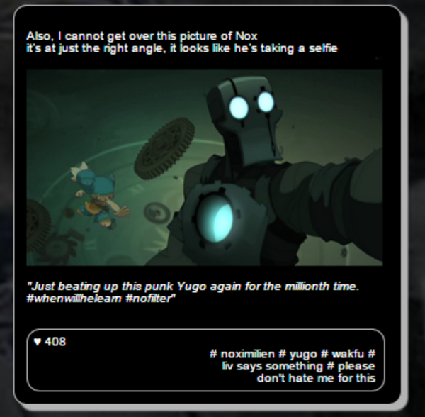 Nox selfie | Dofus / Wakfu | Know Your Meme