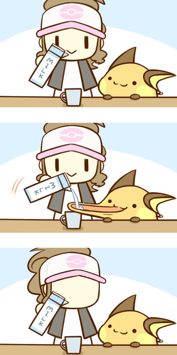 Getting some milk | Pokémon | Know Your Meme