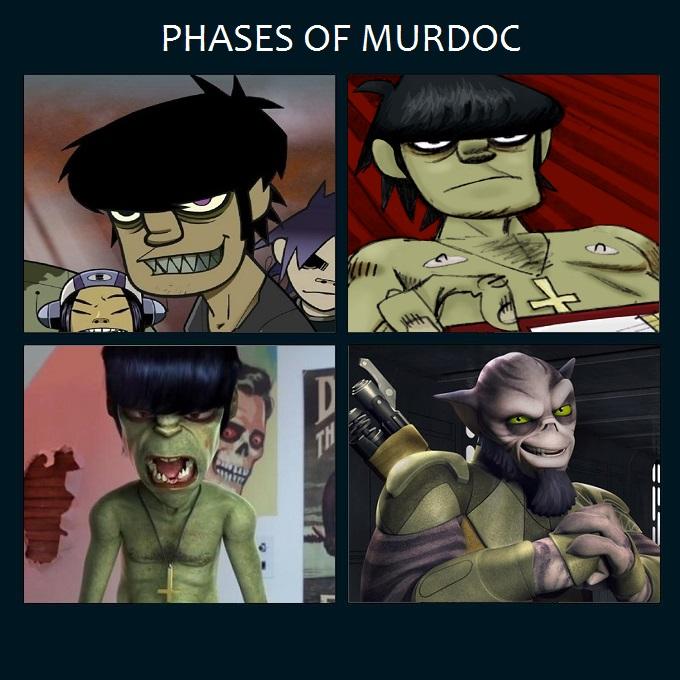 Murdoc Through the Phases | Gorillaz | Know Your Meme