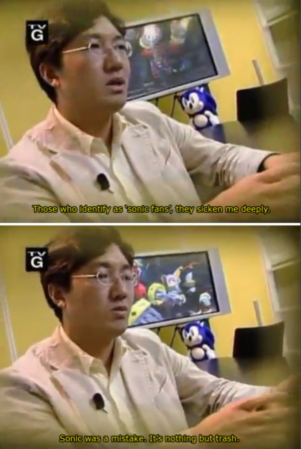 Sonic was a mistake | "Anime Was a Mistake" | Know Your Meme