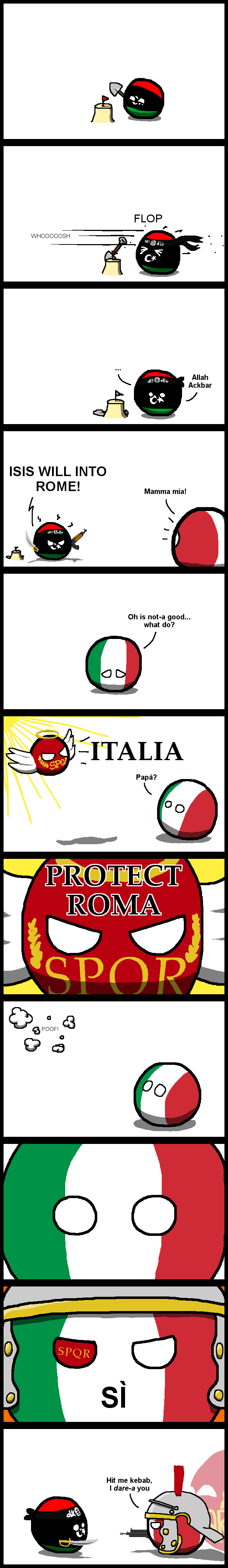 Italy's Ancestral Spirit | Polandball | Know Your Meme