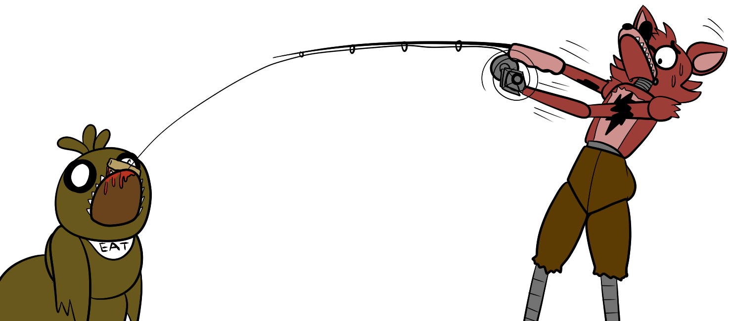 Just a normal day fishing... | Five Nights at Freddy's | Know Your Meme