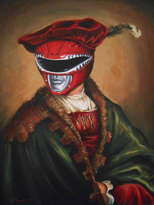 Portrait of a Stately Red | Power Rangers | Know Your Meme