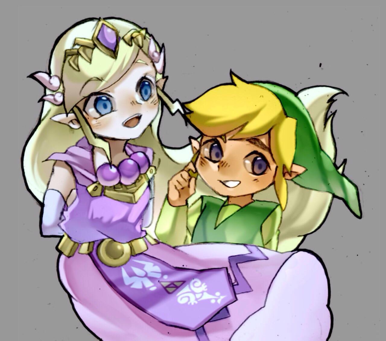 Toon Link and Ghost Zelda | The Legend of Zelda | Know Your Meme