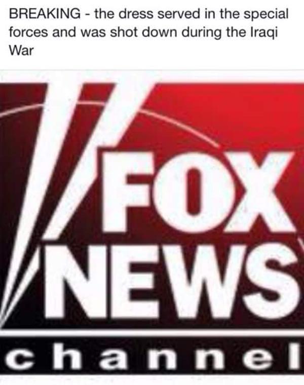 fox dress news | The Dress / What Color Is This Dress? | Know Your Meme