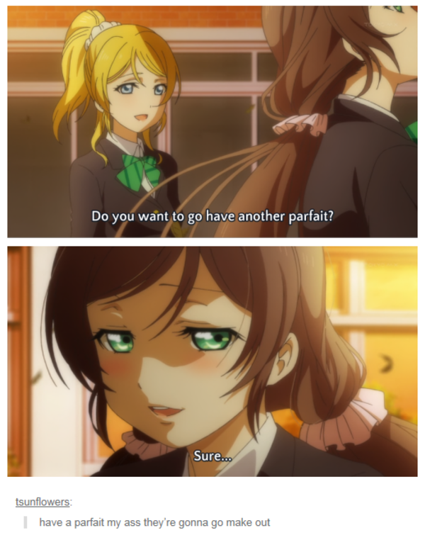 Ther're Gonna Go Make Out | Love Live! - School Idol Project | Know ...