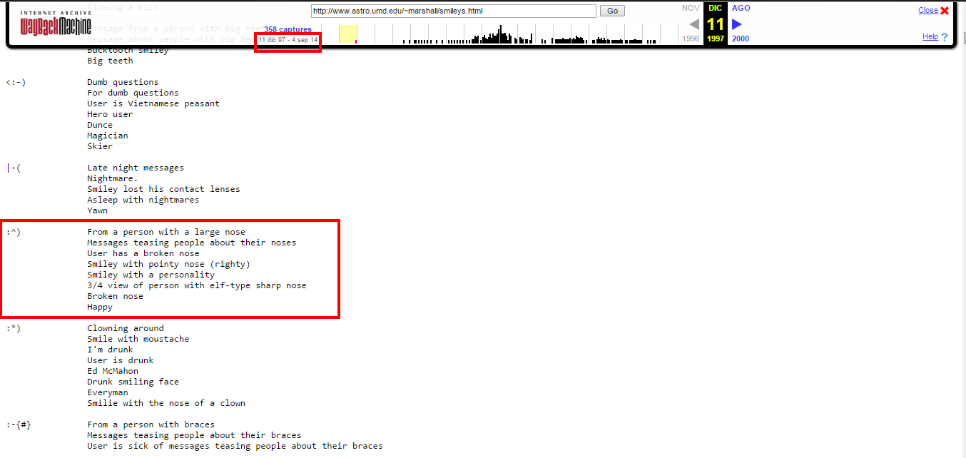 The Earliest Internet Definition Of Dorito Face. Taken From The ...