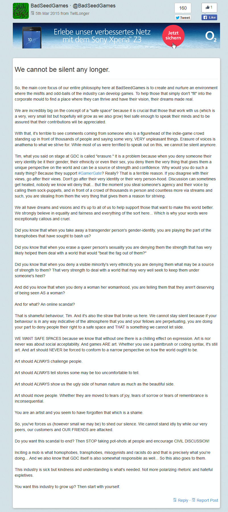 Tim Schafer Is Best Sleeper Agent | GamerGate | Know Your Meme