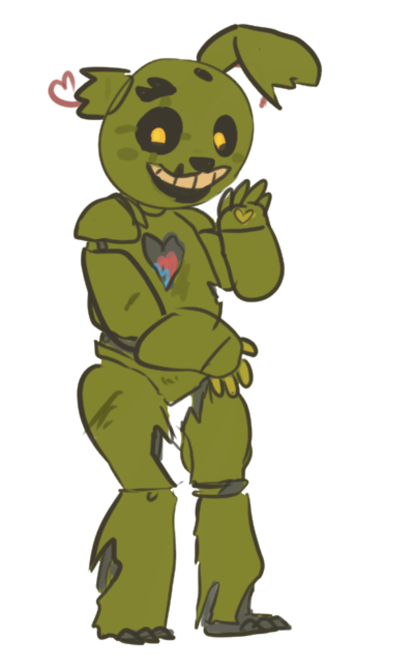 Cute springtrap fanart | Springtrap | Know Your Meme