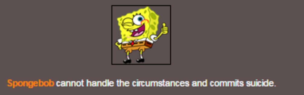 Poor Spongebob | Hunger Games Simulator | Know Your Meme