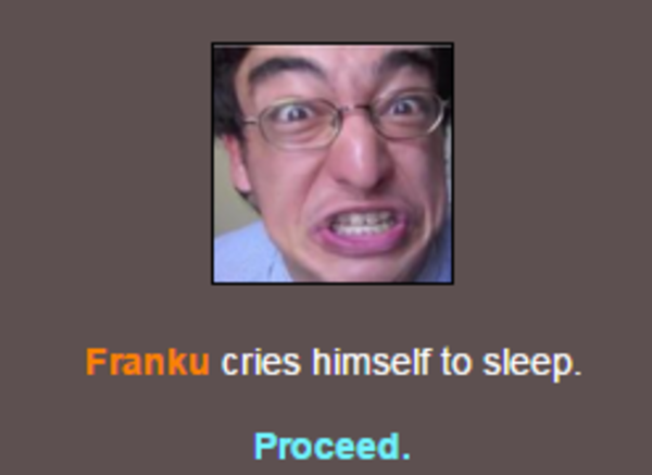 Filthy Frank ain't cut out for this shit. | Hunger Games Simulator ...