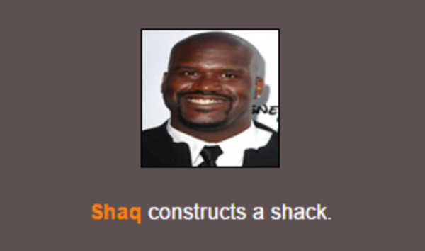 Shaq and his shack | Hunger Games Simulator | Know Your Meme
