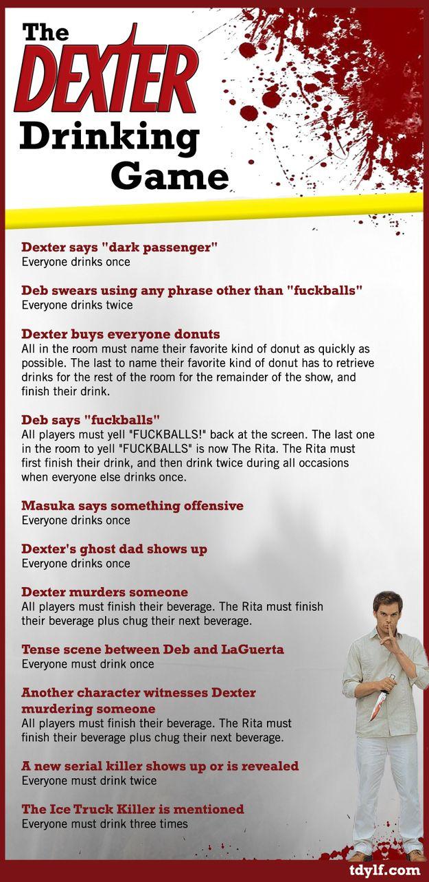 Dexter Drinking Game | TV Drinking Games | Know Your Meme