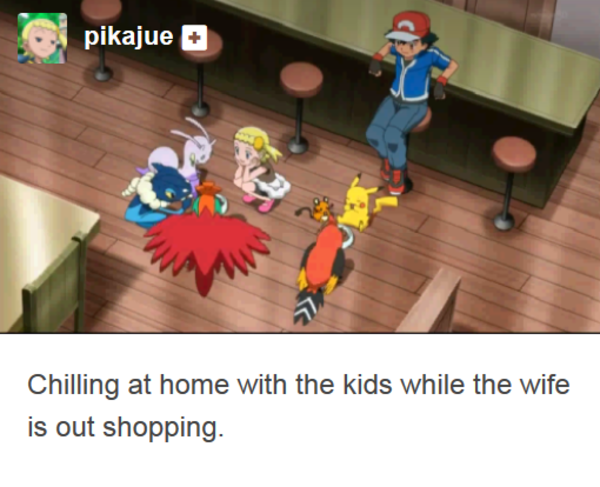 Chilling with the kids | Pokémon | Know Your Meme