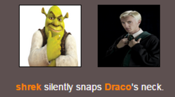 Damn Shrek.... | Hunger Games Simulator | Know Your Meme