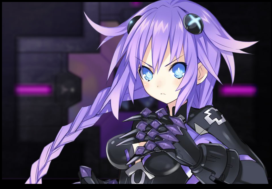 Purple Heart battle pose | Hyperdimension Neptunia | Know Your Meme