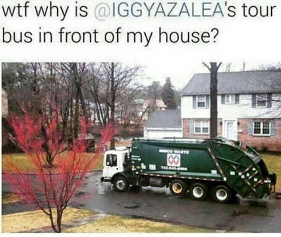Iggy Azalea's Bus | Iggy Azalea | Know Your Meme