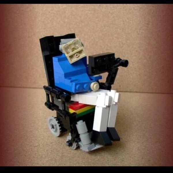 Stephen Hawking made of lego | LEGO | Know Your Meme