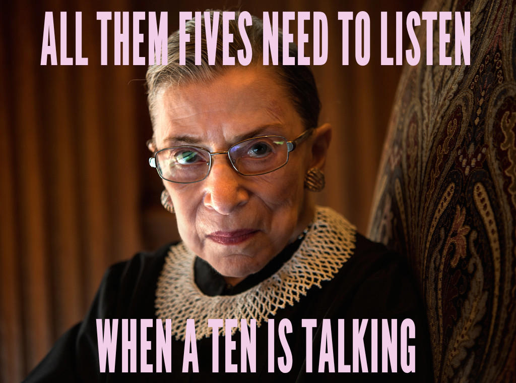You Fives | Notorious R.B.G. | Know Your Meme