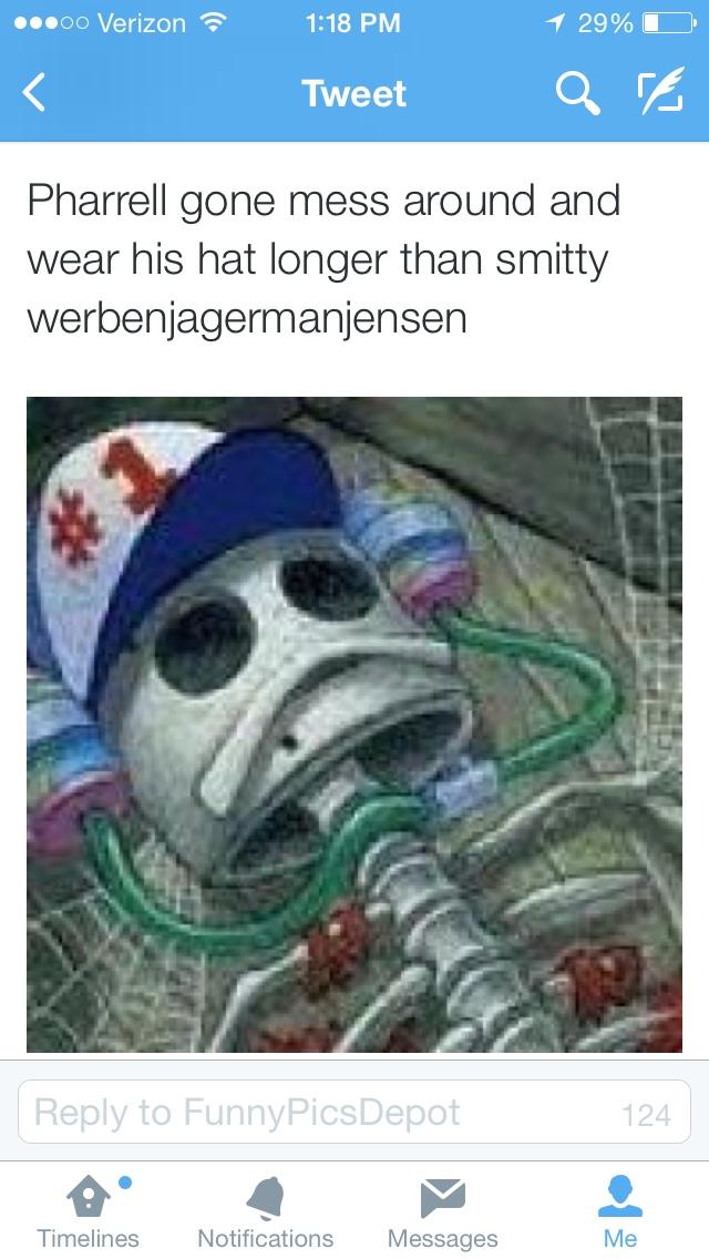 Smitty and his hat | Smitty Werbenjagermanjensen | Know Your Meme