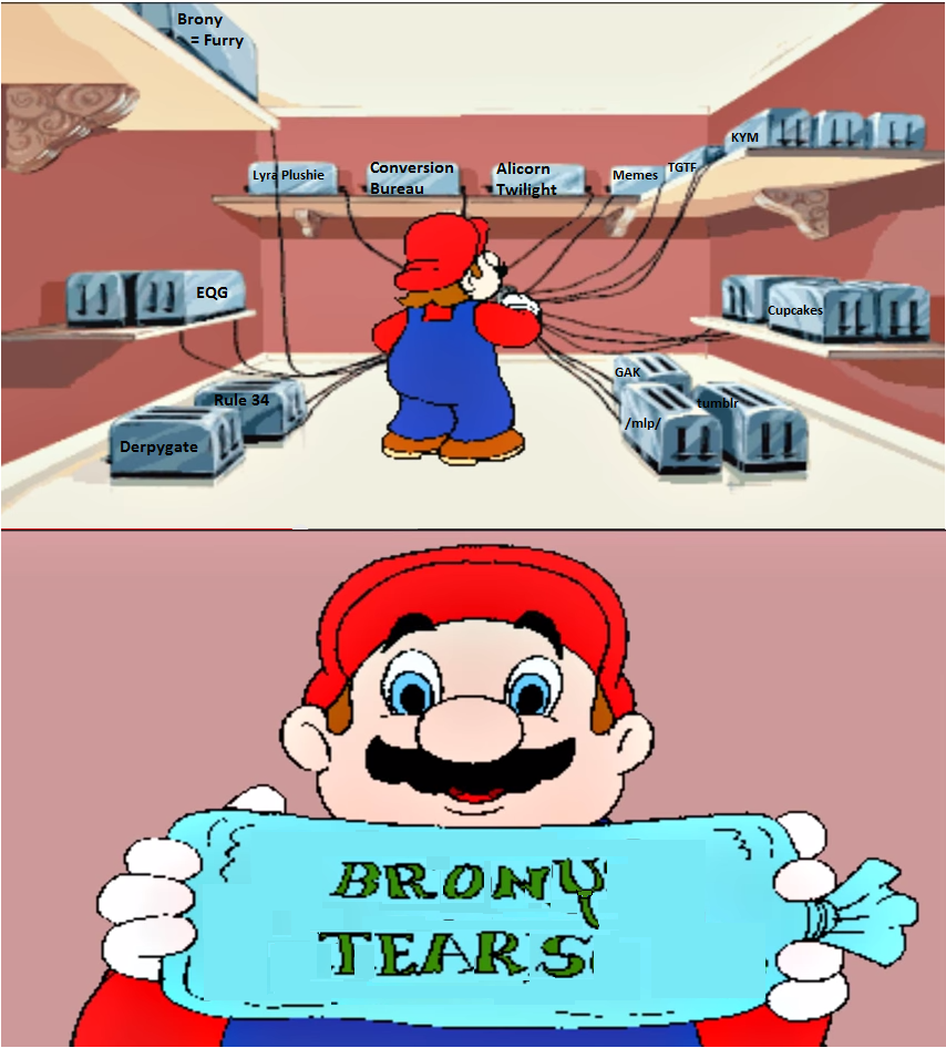 Brony Tears | Hotel Mario | Know Your Meme