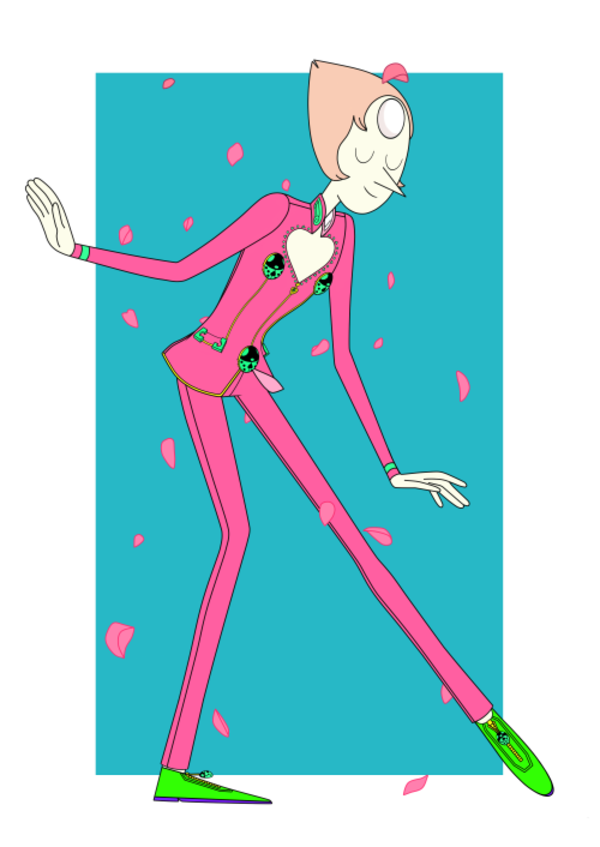 Pearl in a pretty Vampire's son Outfit | Steven Universe | Know Your Meme