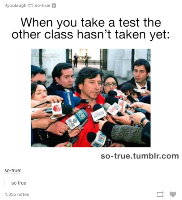 Then in the beginning of class your teacher tells you he has a ...