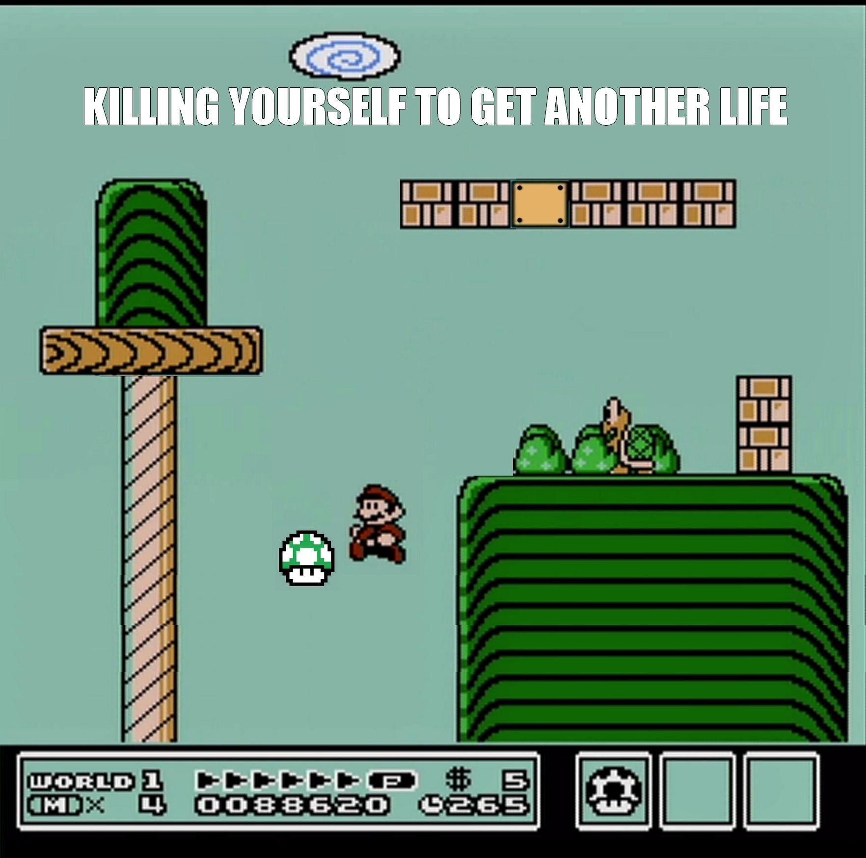 Must. Get. 1-Up. | Super Mario | Know Your Meme