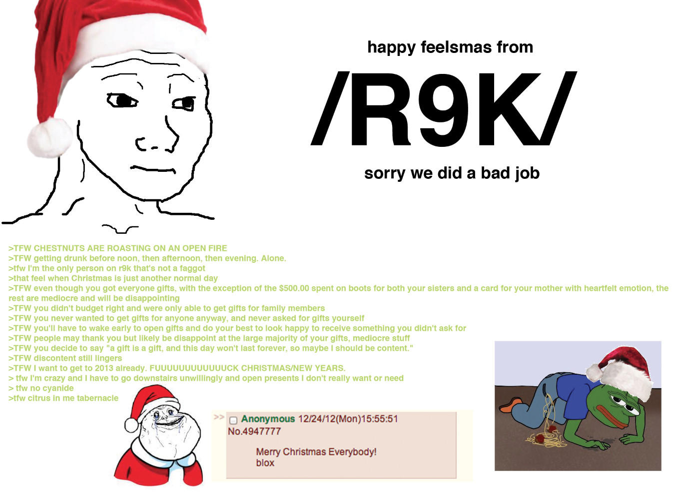 Happy Feelsmas | /r9k/ | Know Your Meme