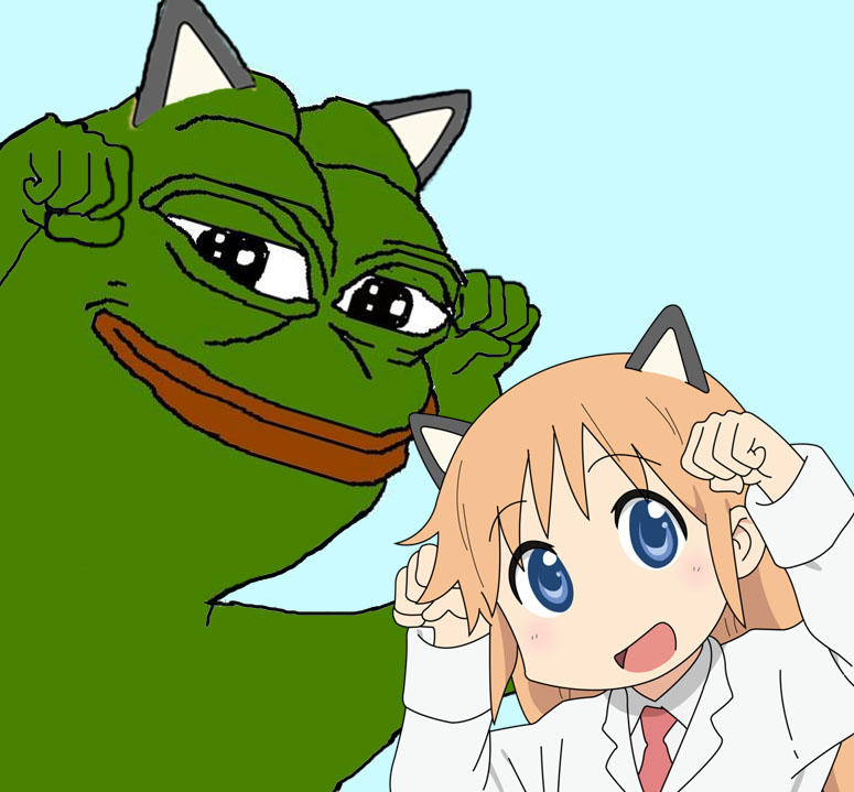 Pepe & Hakase | Smug Frog | Know Your Meme