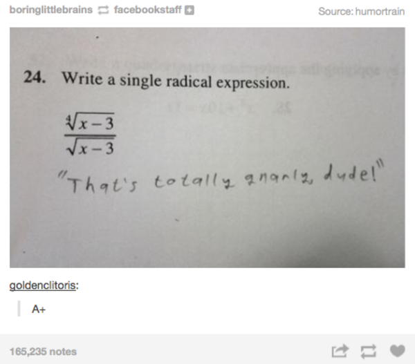But seriously, what is the right answer for this problem | Funny Exam ...