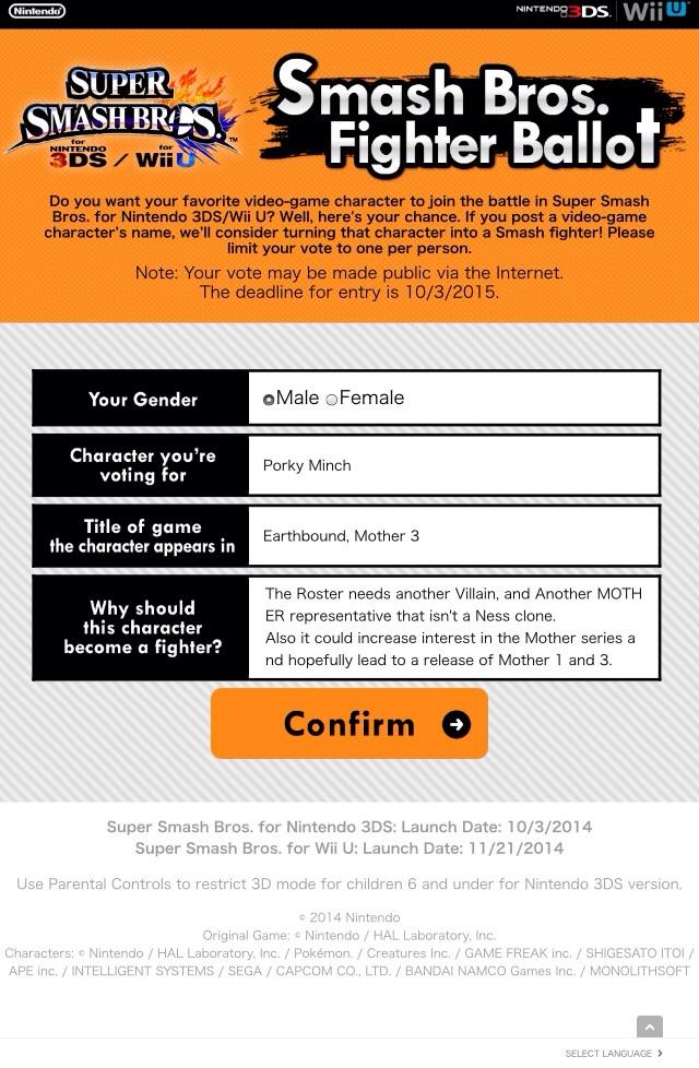 Spankety Spankety Spankety! | Smash Bros. Fighter Ballot | Know Your Meme