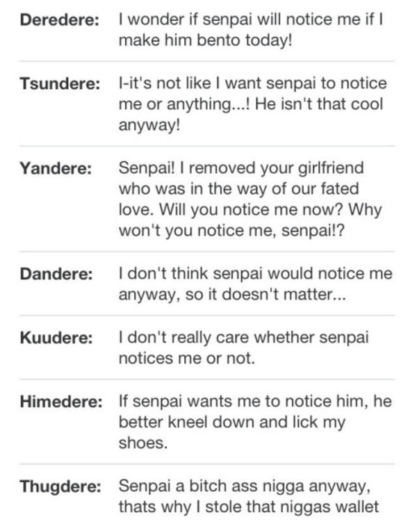 Thugdere Best Dere | -Dere | Know Your Meme