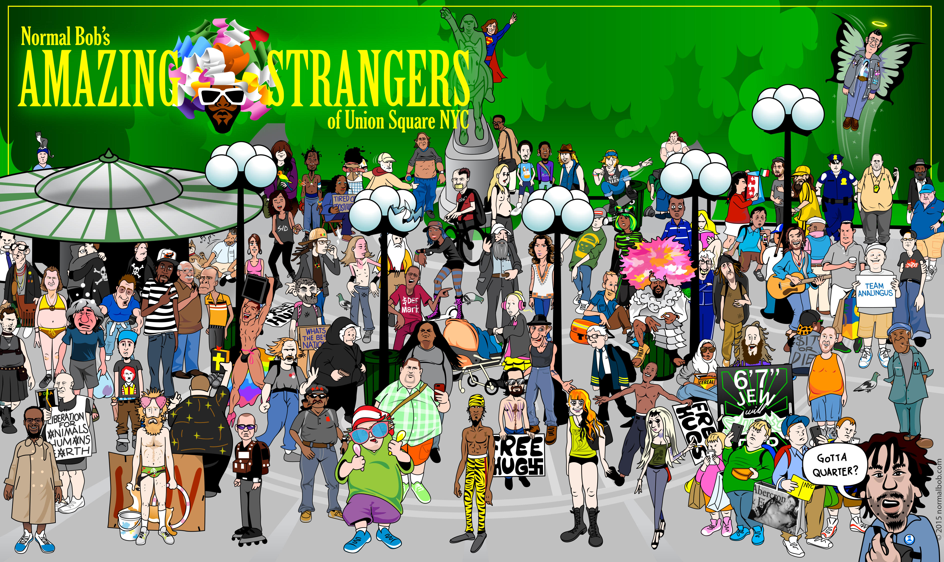 Amazing Strangers Illustration | Normal Bob Smith | Know Your Meme