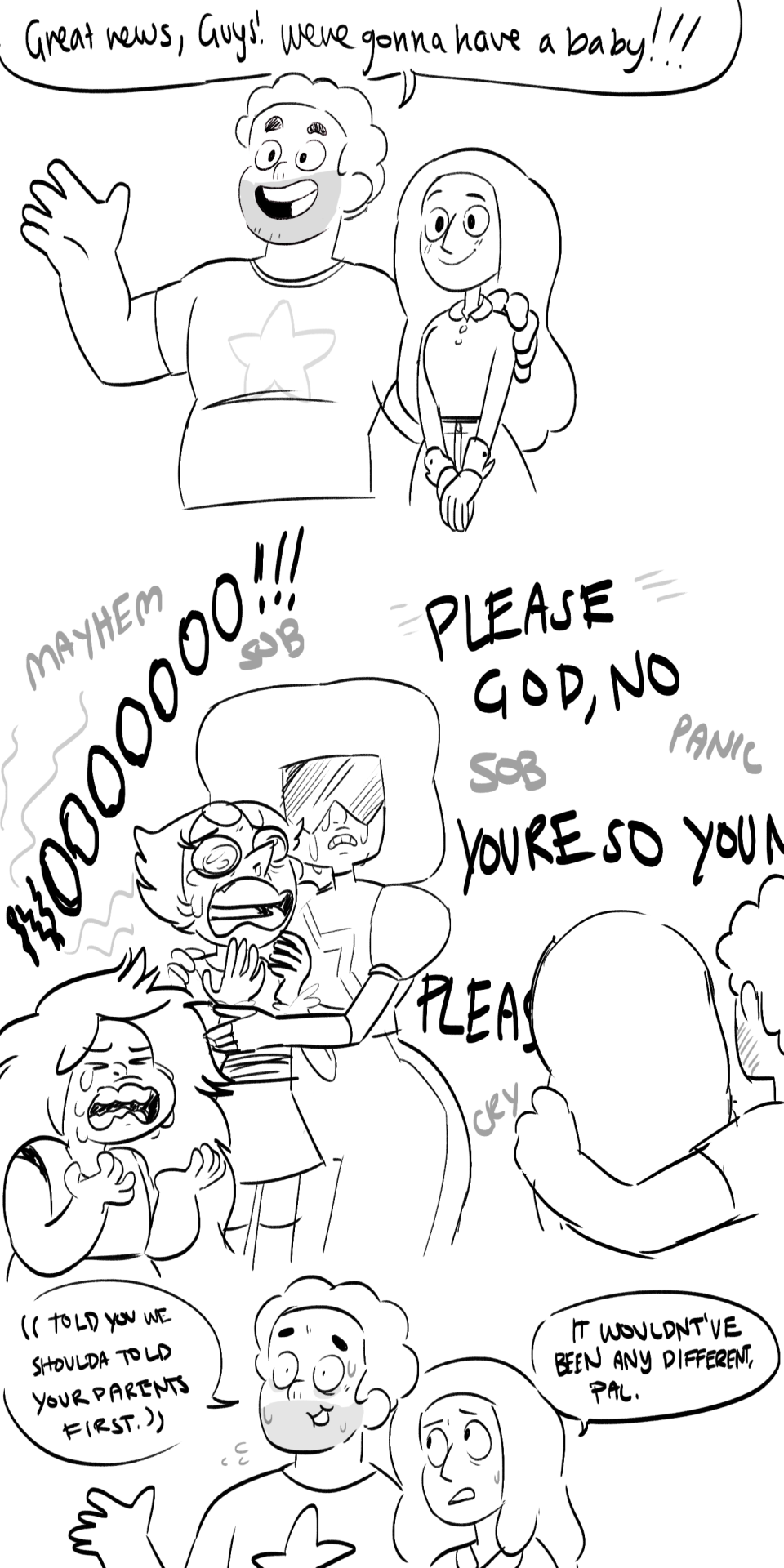 They Have A Bad Experience With Gems Sexually Reproducing Steven