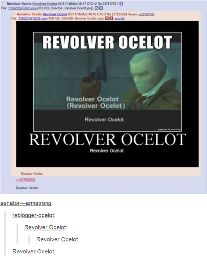 Revolver Ocelot | Revolver Ocelot | Know Your Meme