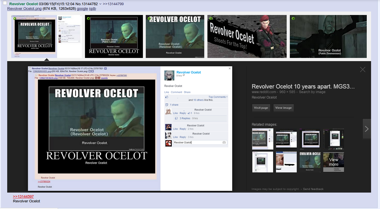 Revolver Ocelot | Revolver Ocelot | Know Your Meme