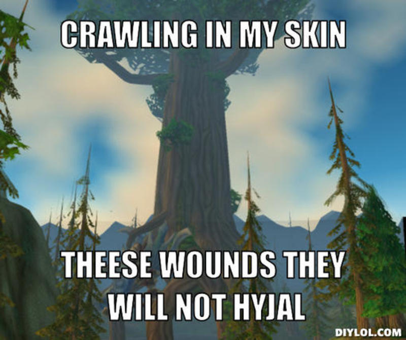 trees | Crawling In My Skin | Know Your Meme